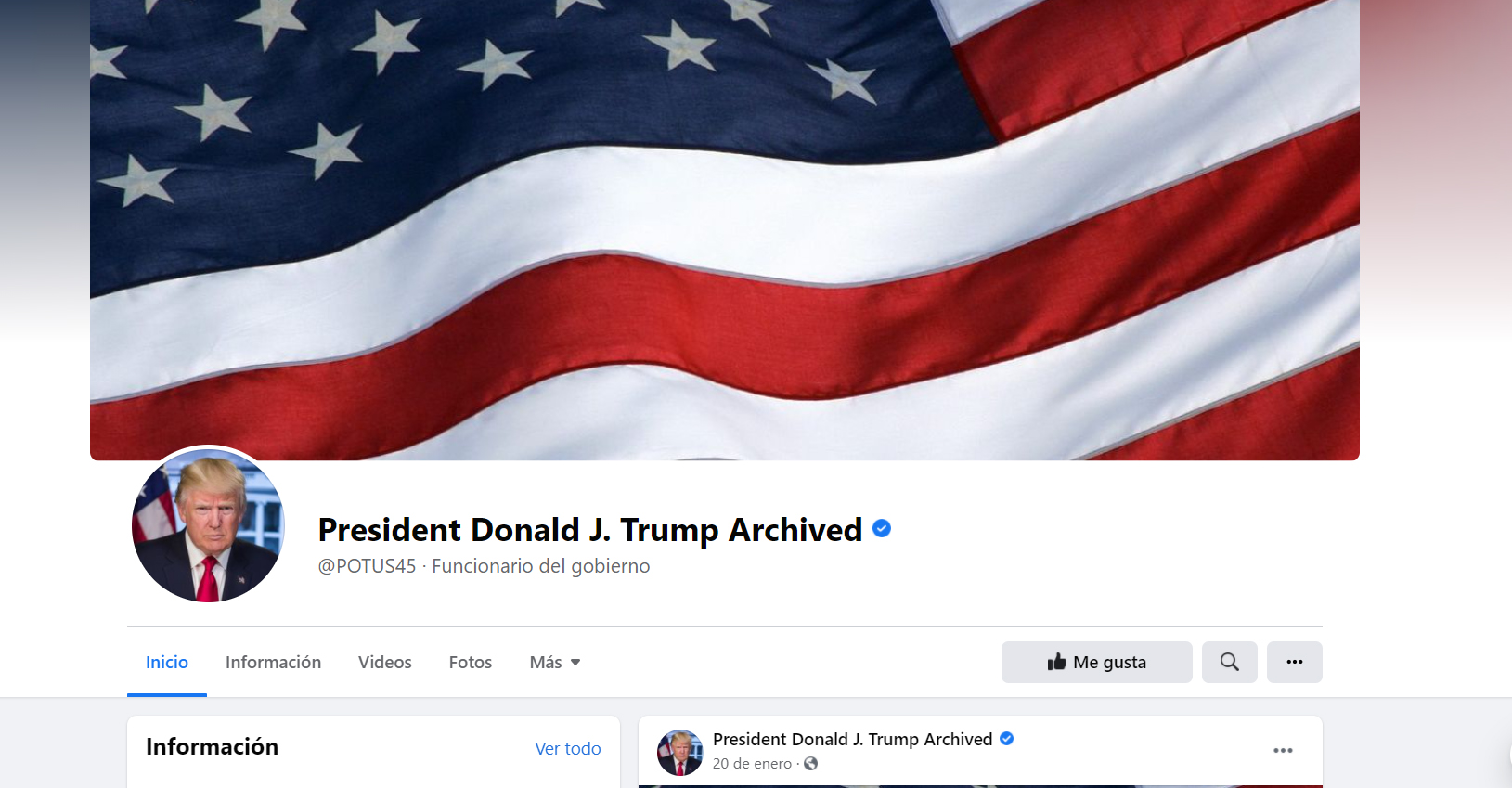 Facebook mantiene la censura sobre Donald Trump
