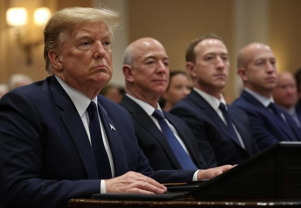 Los CEO de las grandes tecnológicas cortejan a Donald Trump